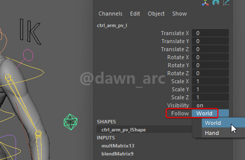 [Maya]Rigging 14 - Space Swapping